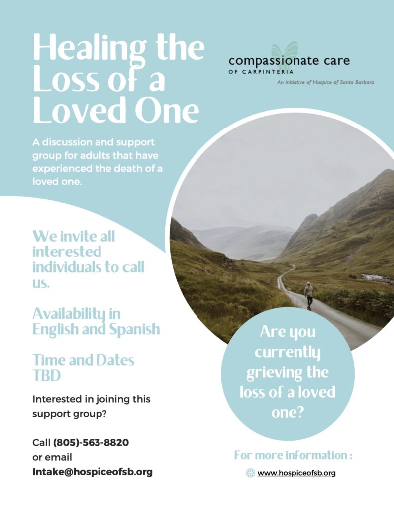 You Are Not Alone in Loss - City of Carpinteria