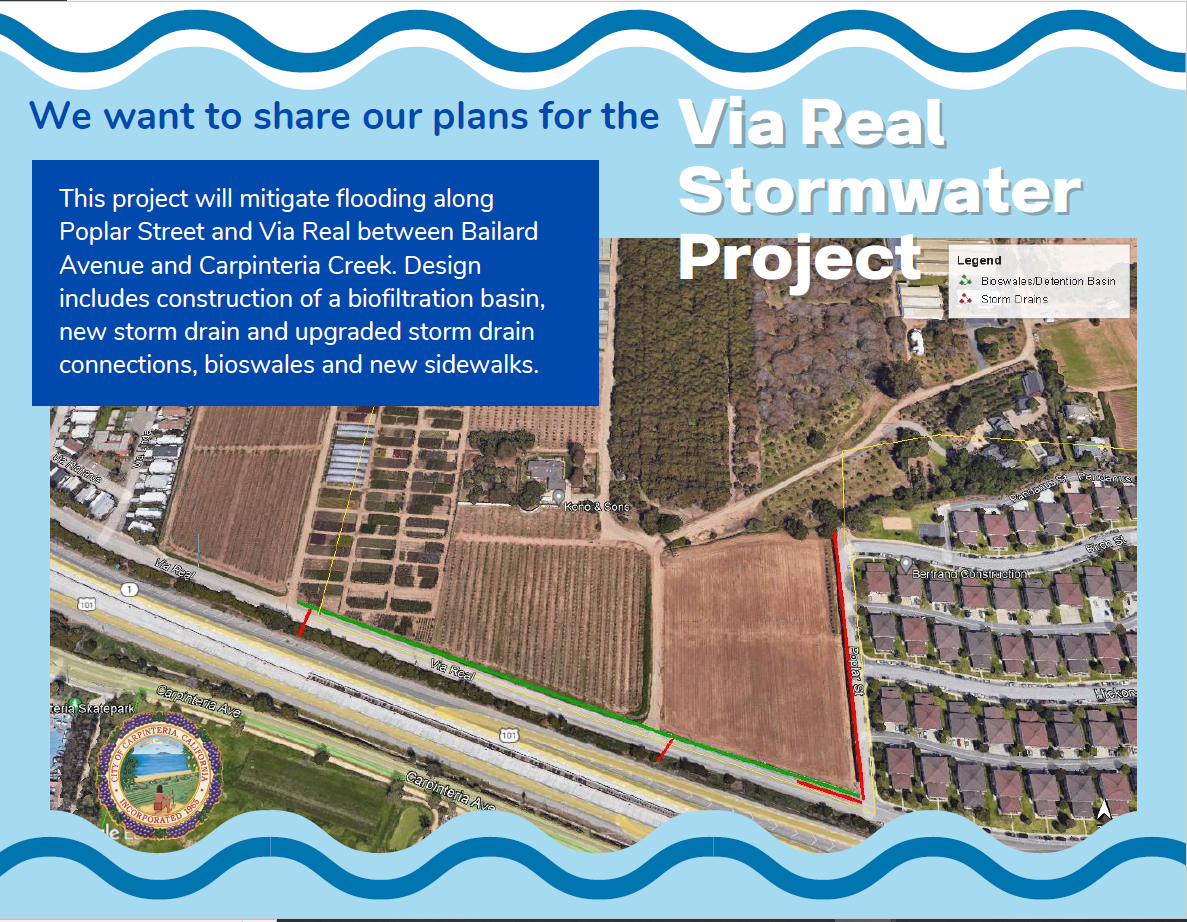 Via Real Stormwater Project - City of Carpinteria