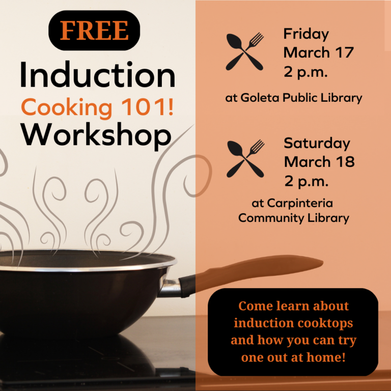 Free Induction Cooking Workshops Available - City of Carpinteria