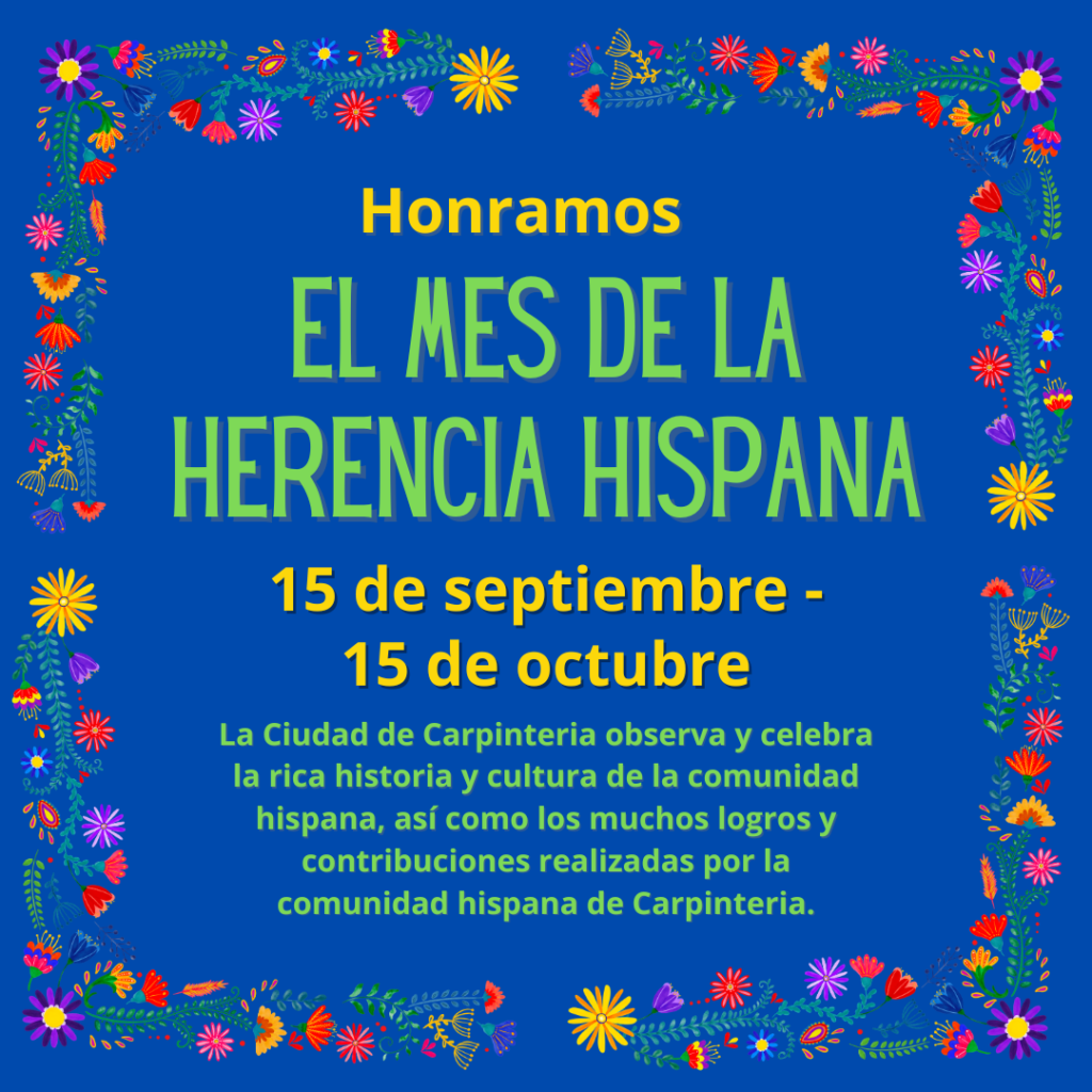 Hispanic Heritage Month is a time to celebrate - City of Carpinteria
