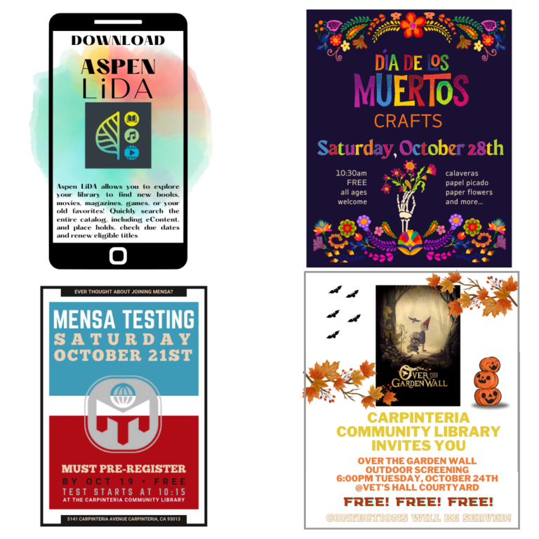 There's so much to do at Carp Community Library - City of Carpinteria