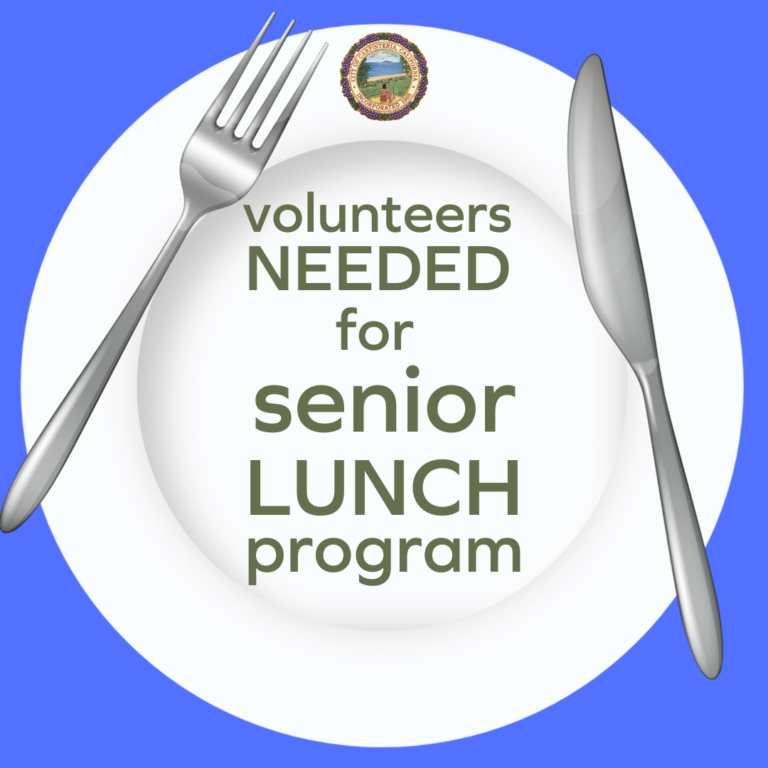 Volunteers needed for Senior Nutrition Program - City of Carpinteria