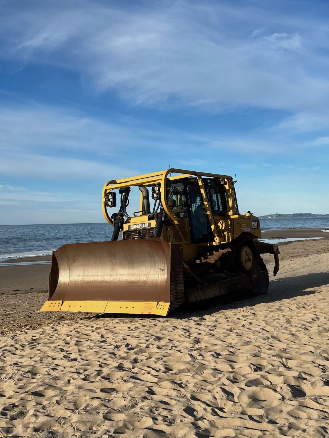 The rise of the berm has begun - City of Carpinteria